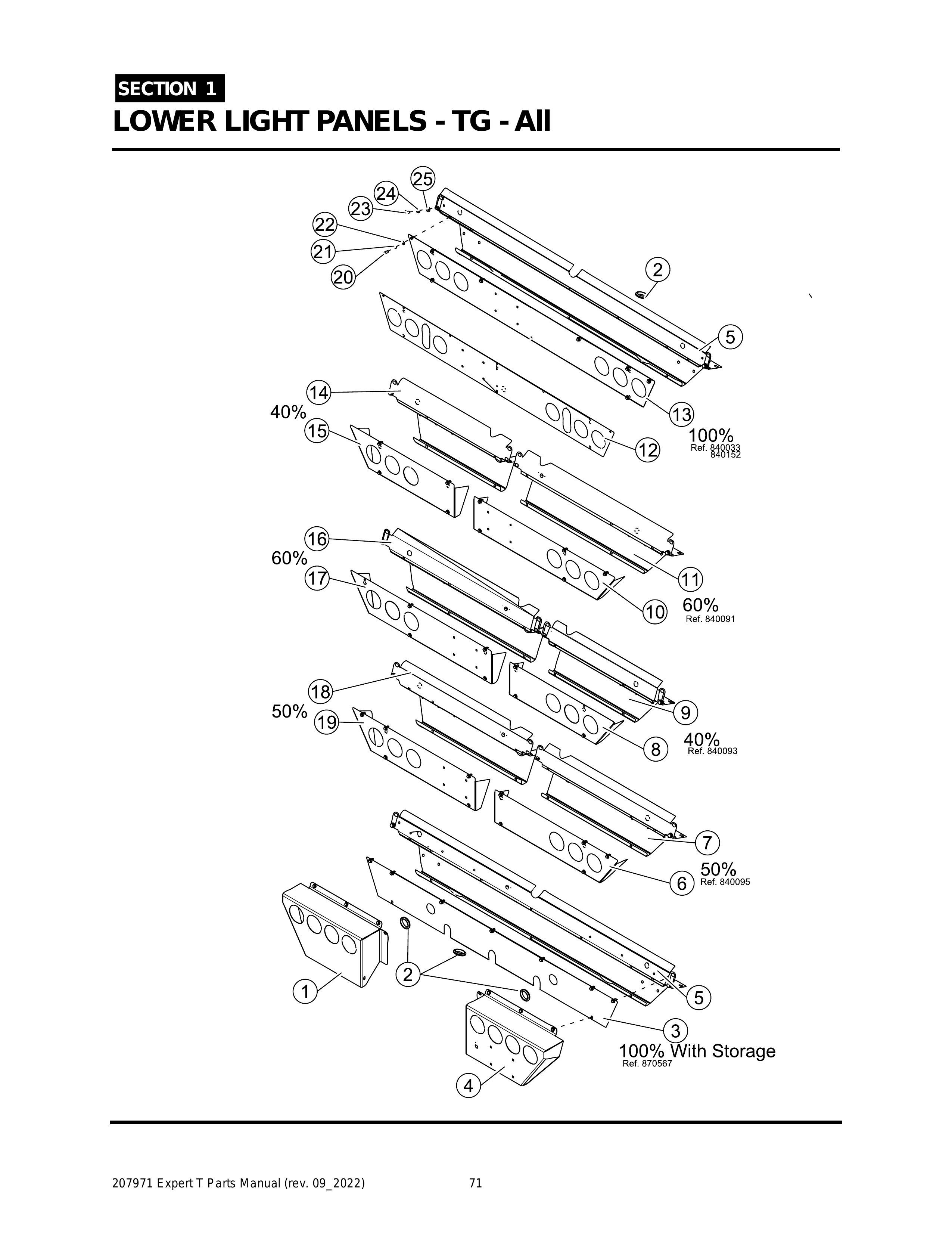 EXPERT - PG 071 - Section 1 - LOWER LIGHT PANELS - TG - All